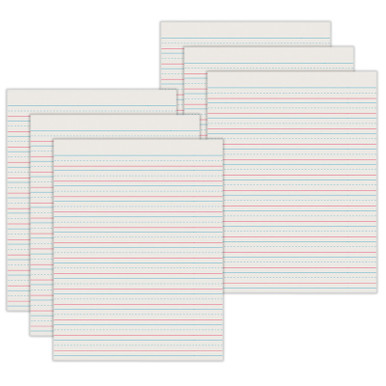 Newsprint Handwriting Paper, Skip-A-Line, Grades 2-3, 1/2" x 1/4" x 1/4 ...