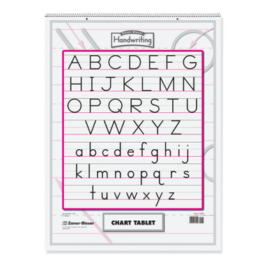 Chart Tablet, Manuscript Cover, 2" Ruled 24" x 32", 30 Sheets