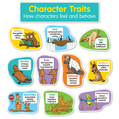 Character Traits Bulletin Board Set - Teachchildren.com