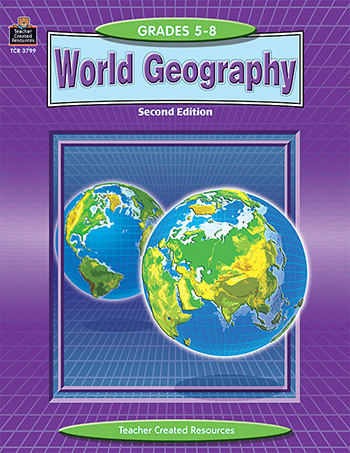 World Geography Workbook, Fourth Edition, Grade 5-8 - Teachchildren.com