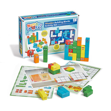 Numberblocks™ Wooden Building Blocks Activity Set - Teachchildren.com