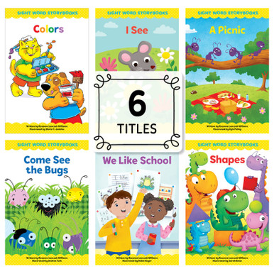 Sight Word Storybooks Set 1, 6 Books - Teachchildren.com