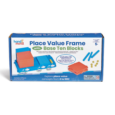 Place Value Frame with Base Ten Blocks - Teachchildren.com