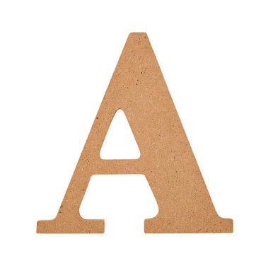 MDF Letter, A, 5 Inch - Teachchildren.com