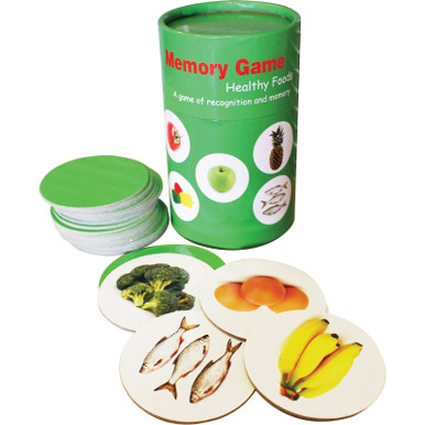 Healthy Foods Matching Pairs Game - Teachchildren.com