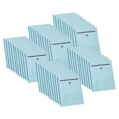 Examination Blue Book, 16 Pages, 3/8 in ruled, 8-1/2" x 11", 50 Books ...