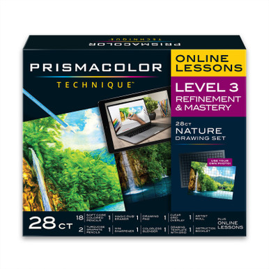 Technique, Art Supplies and Digital Art Lessons, Nature Drawing Set ...