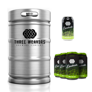 Three Weavers Expatriate IPA (15.5gal Keg)