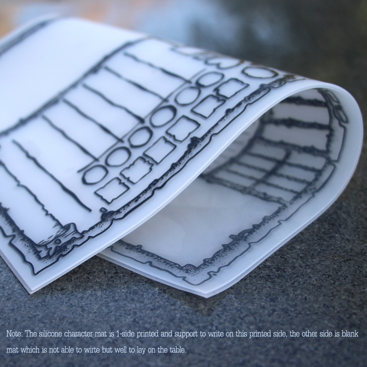 A4 Silicone Character Sheet Mat for RPG