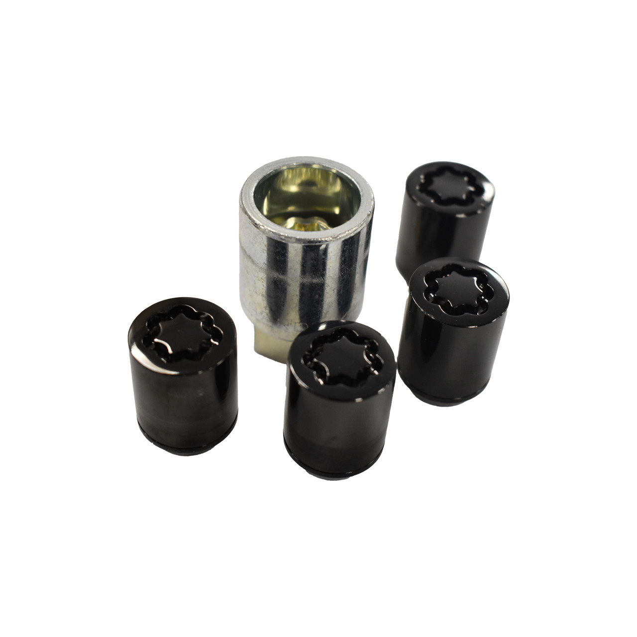 2020-2025 Hyundai Black Wheel Lug Nut & Wheel Lock Set - Free Shipping ...