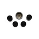 2020-2025 Hyundai Black Wheel Lug Nut & Wheel Lock Set - Free Shipping ...
