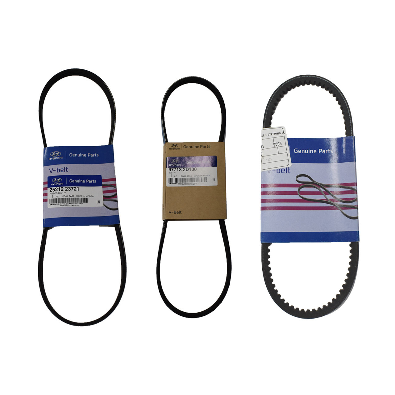 Hyundai Non-Hybrid V-Belt Kit | Hyundai Shop