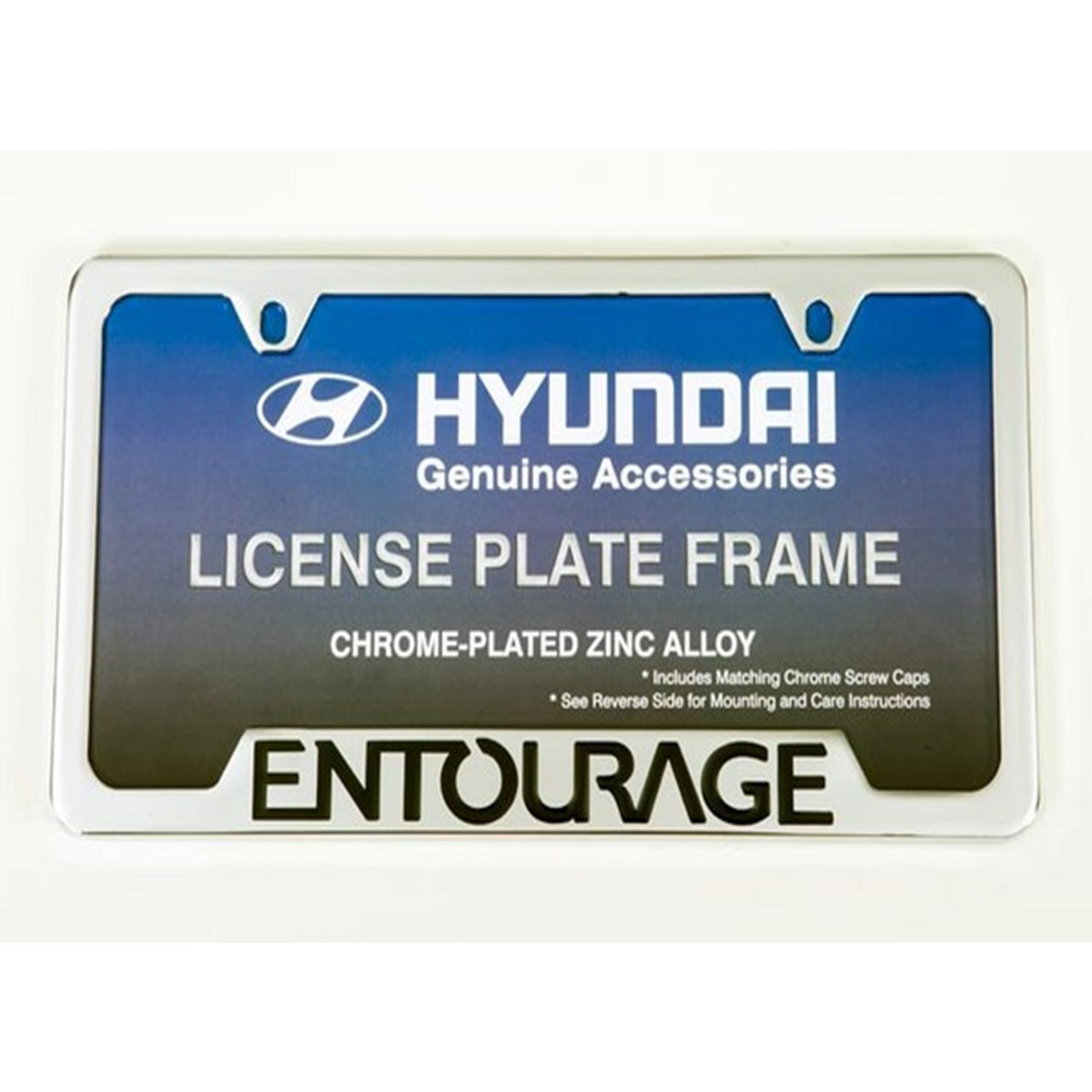 Hyundai Entourage License Plate Frame - Free Shipping | Hyundai Shop