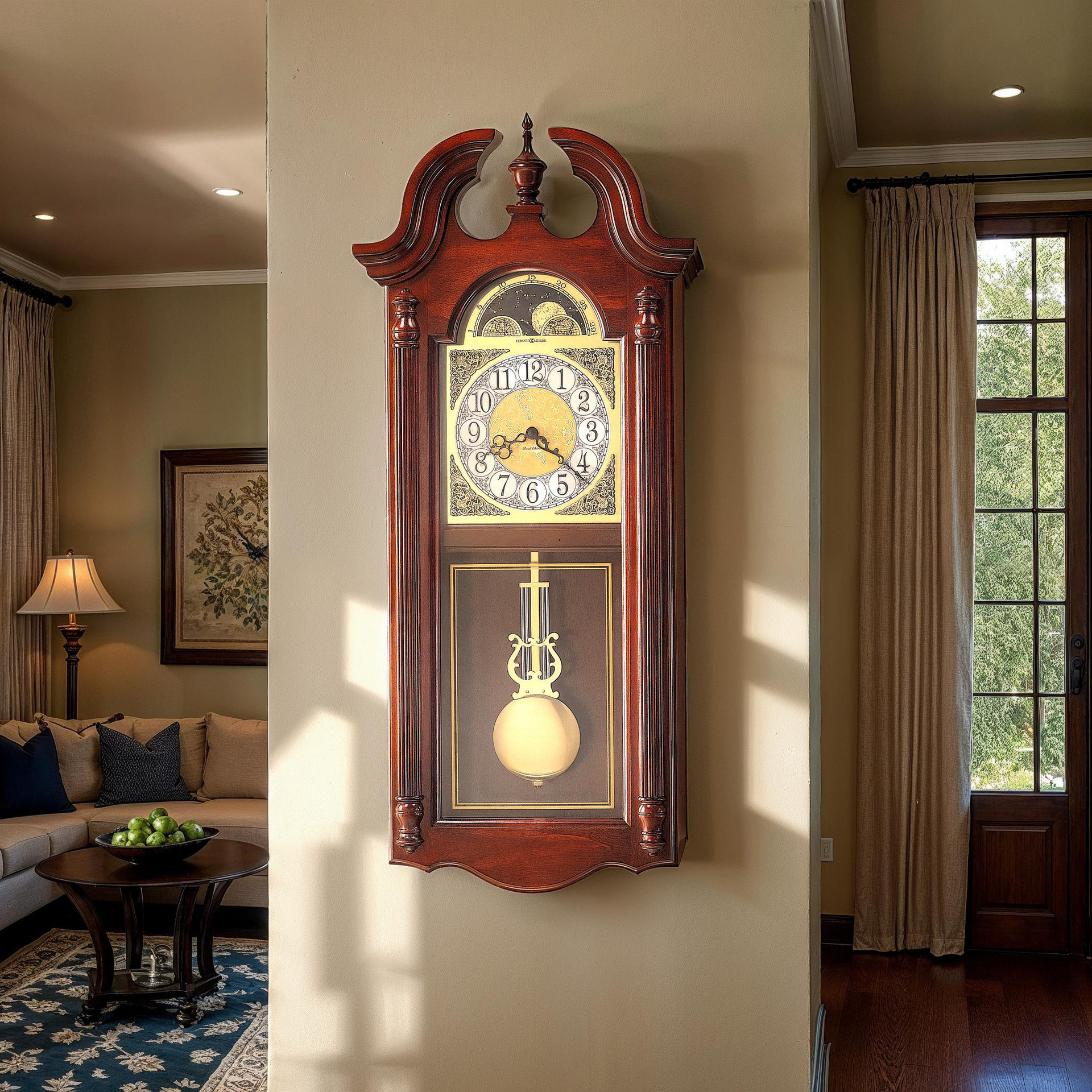Key-Wound Wall Clocks 620-445 Jennelle by Howard Miller