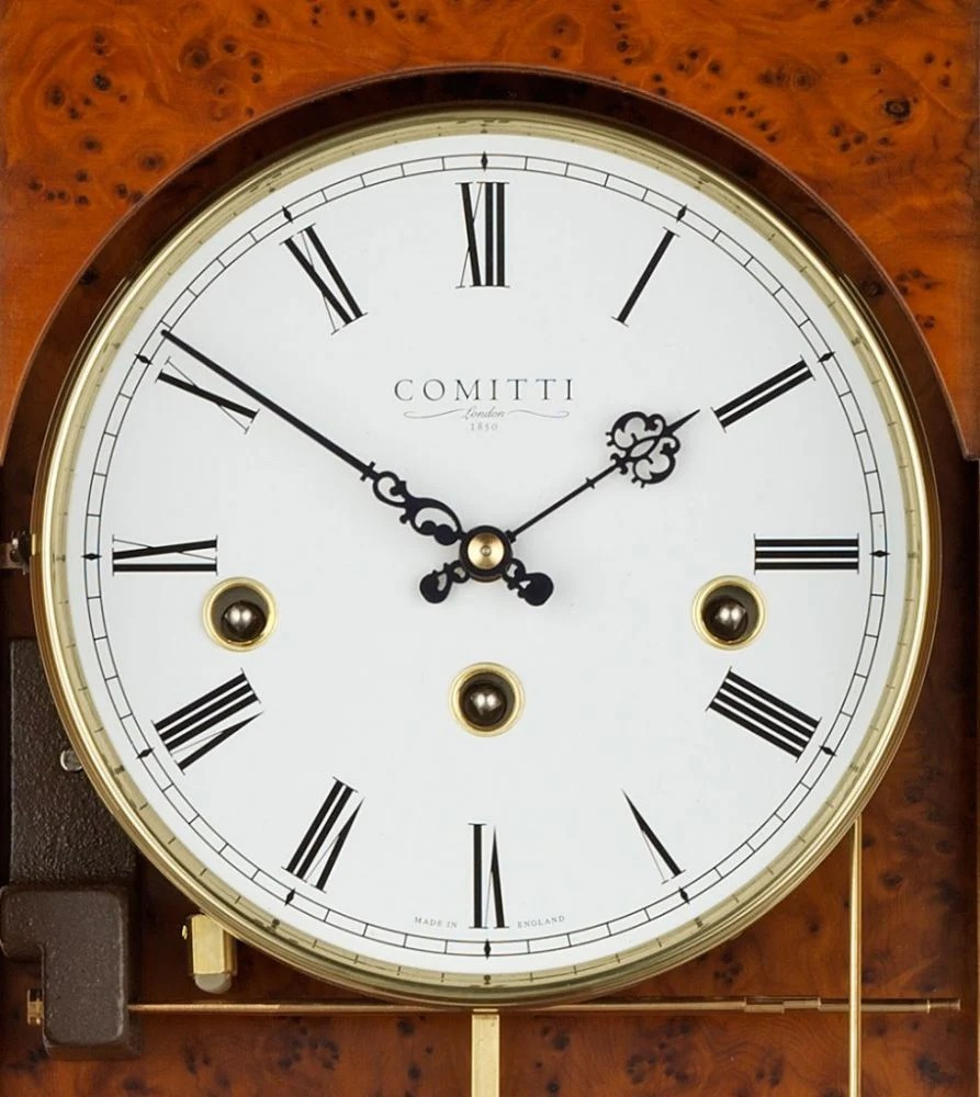 Wall Clocks with Chiming and Key-wound Pendulum Movements