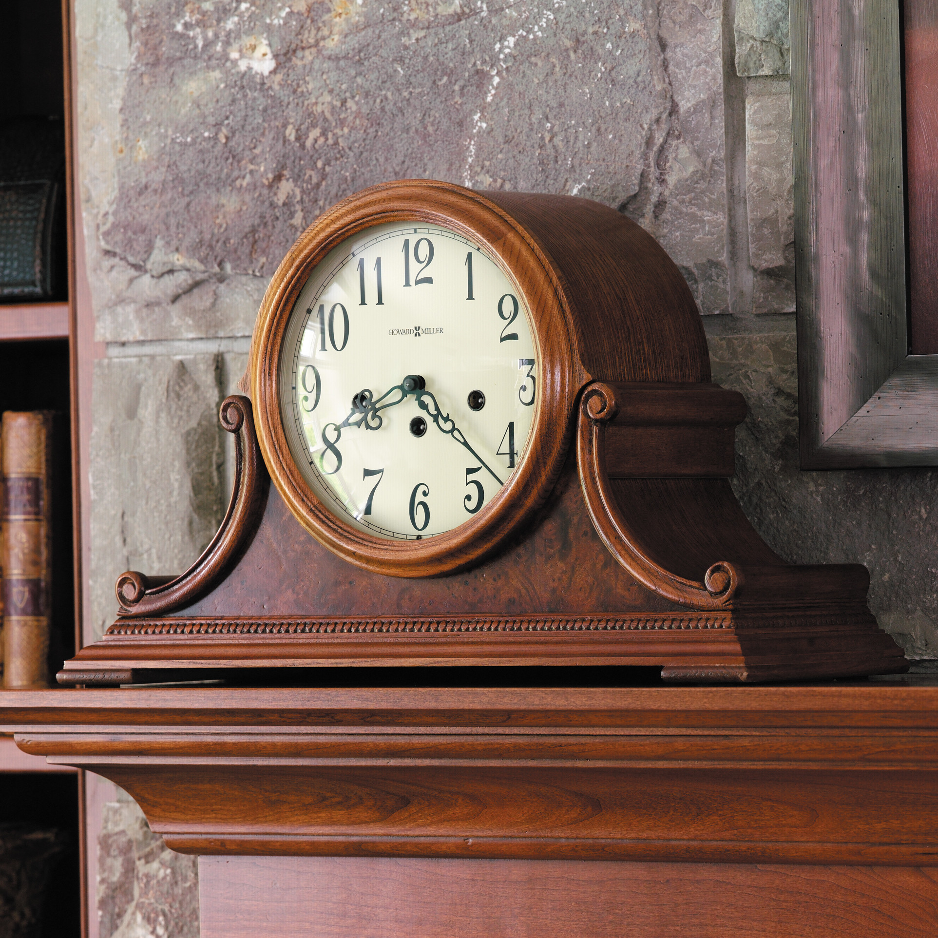 Key-Wound Mantel Clock 630-222 Hadley by Howard Miller ...