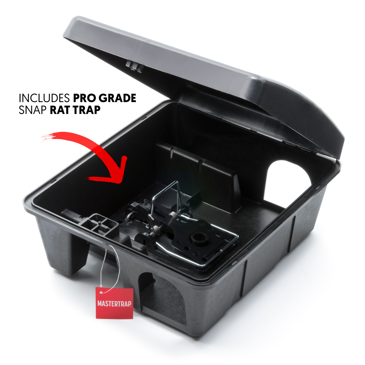 Rat Traps Bait Station Box with Professional Snap Trap