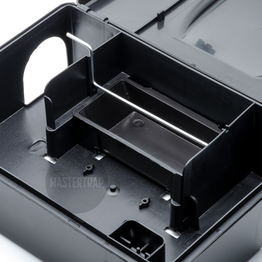 Mastertrap Rat Bait Station Box with Heavy Duty Snap Trap