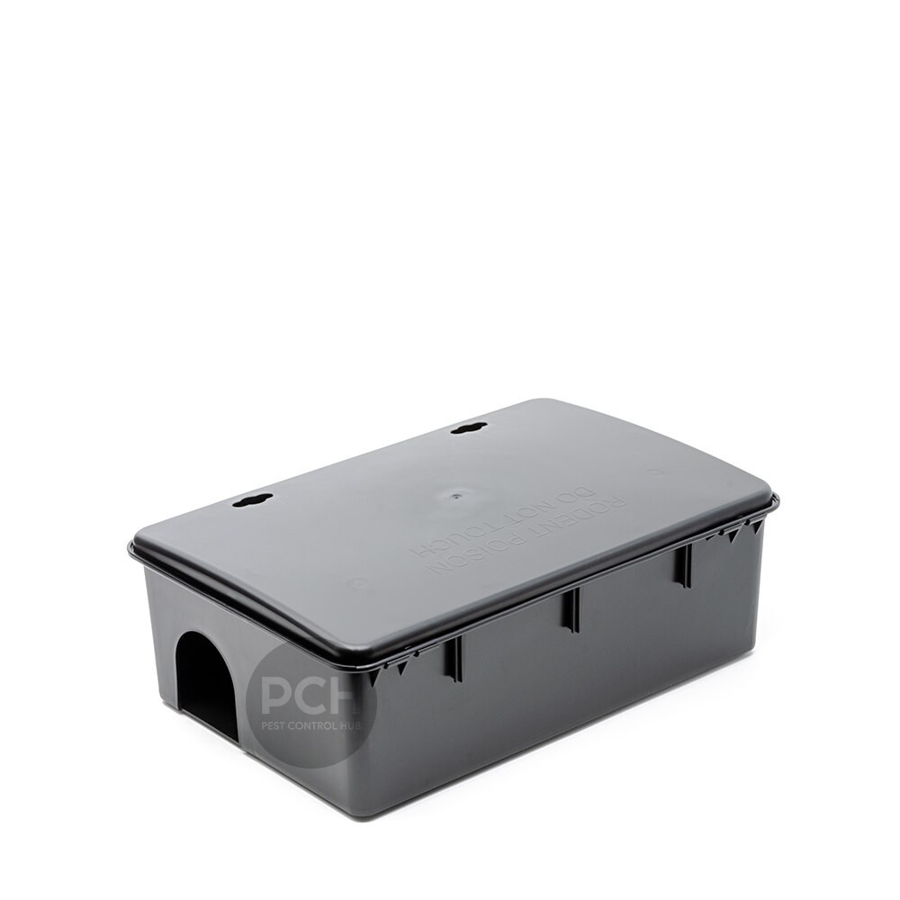 Mastertrap MX Rat Bait Station Box with Two Traps Clear Lid