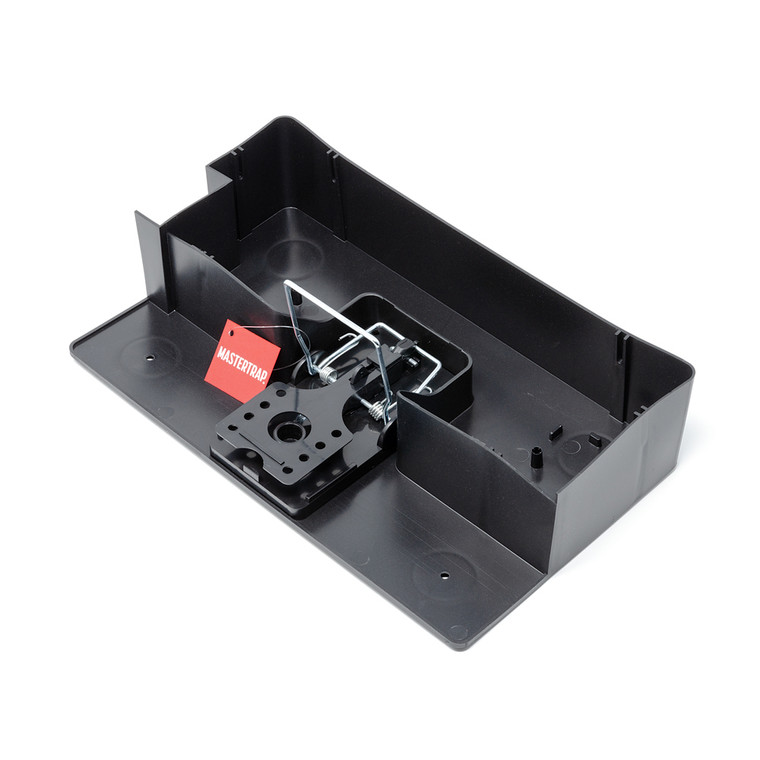 Mastertrap Metal Rat Bait Station Box with Removable Liner