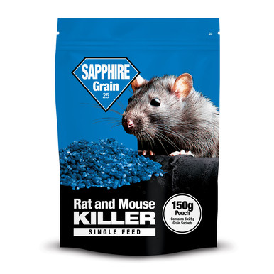 Rat & Mouse Bait Poison Grain Brodifacoum 150g