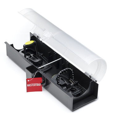 Mouse Traps Station Box - Two-Way with 2 Traps Clear Lid