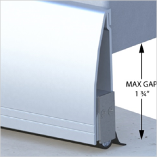 Versa-Line Rodent Proof Door Sweeps with Cover - For Gaps up to 1.75 ...