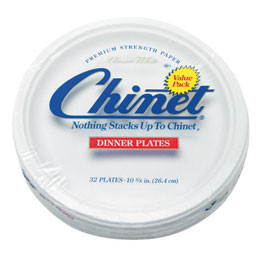 Chinet 9" Heavy Paper Plate (ECO Friendly) - Necco Coffee