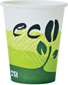 12 oz Life In Green Eco-Cup (1000 Count) - Necco Coffee