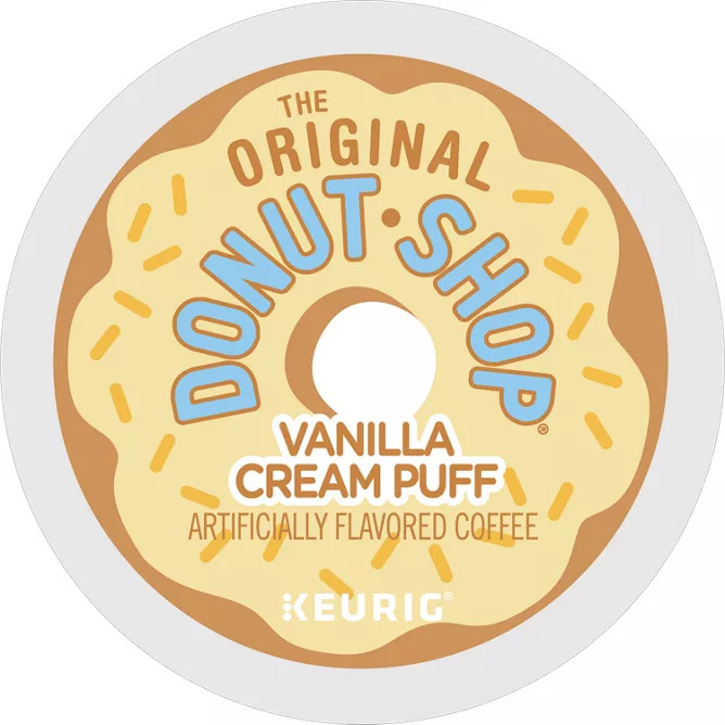 Donut Shop Vanilla Cream Puff