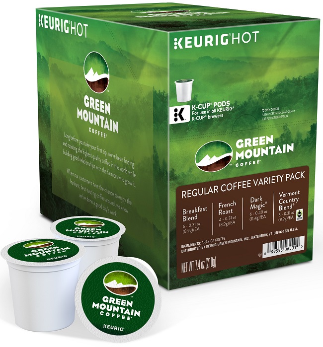 Green Mountain Regular Variety Sampler - Necco Coffee
