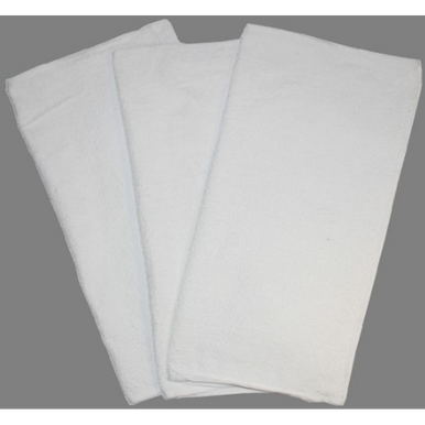 Heavy Weight Terry Cloth Towels - White 20" x 20"