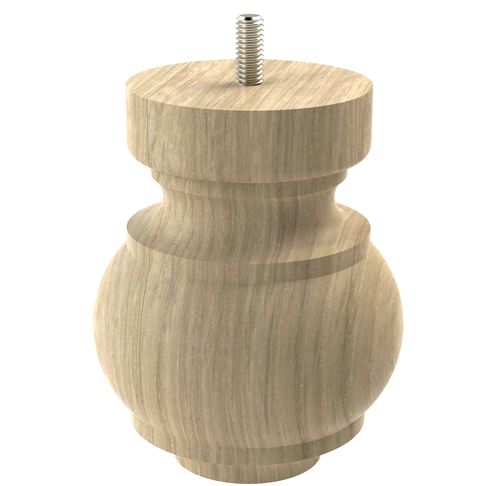 Wood Furniture Legs | Solid Wood Styles & Heights