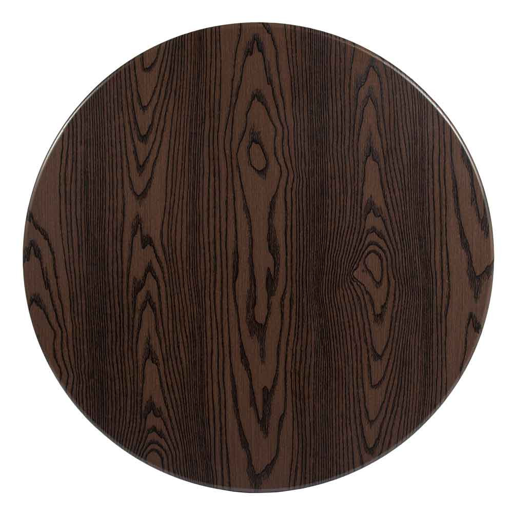Round Rustic Wood PVC Table Top