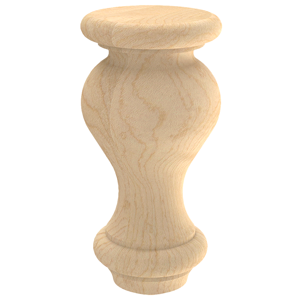 6-1/8" Madison Bun Foot BW704110