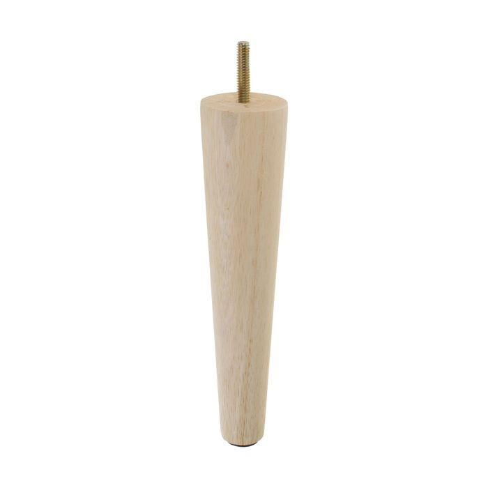 8" Round Tapered Wood Furniture Leg