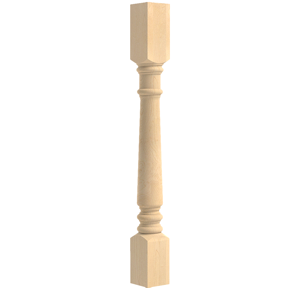 34-1/2" Traditional Reeded Table Leg BW150220