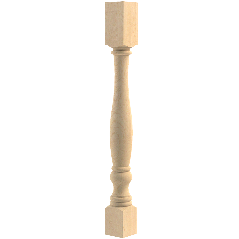34-1/2" Traditional Reeded Table Leg BW150220