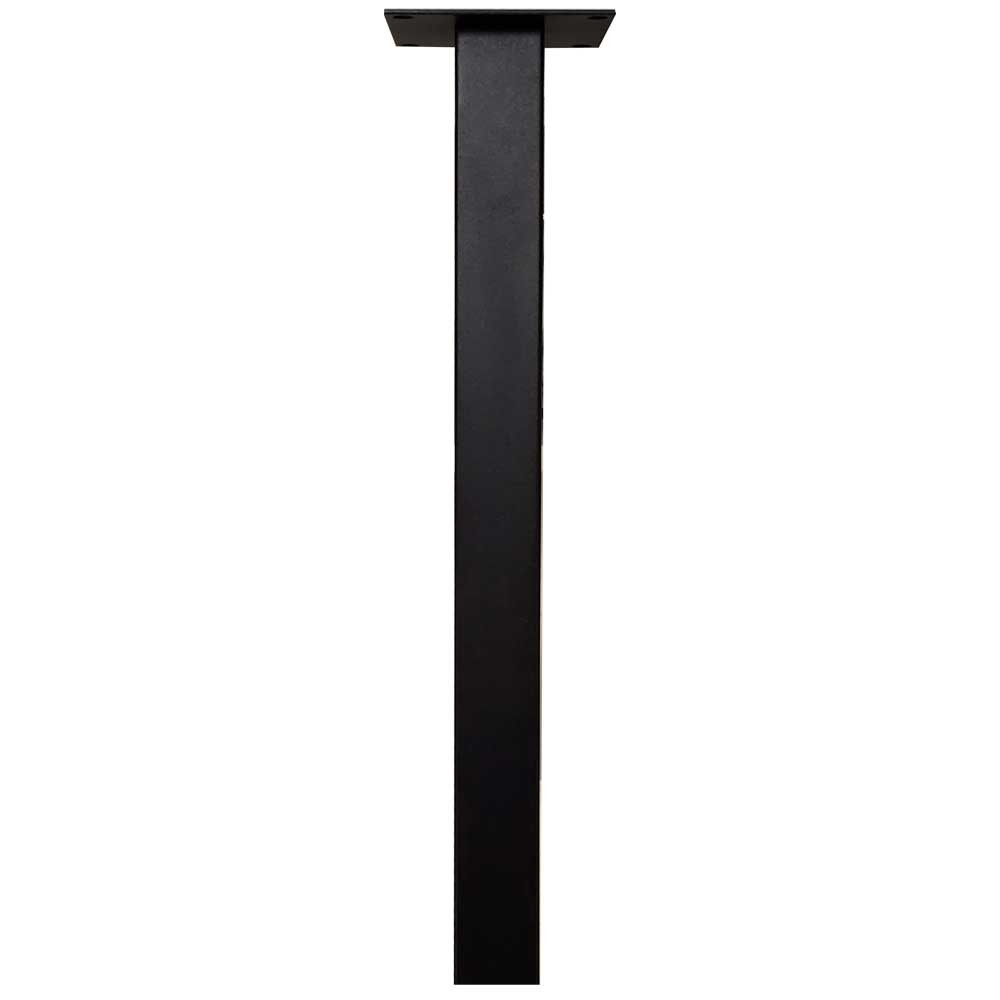 2" Square Table Leg - Stainless Steel