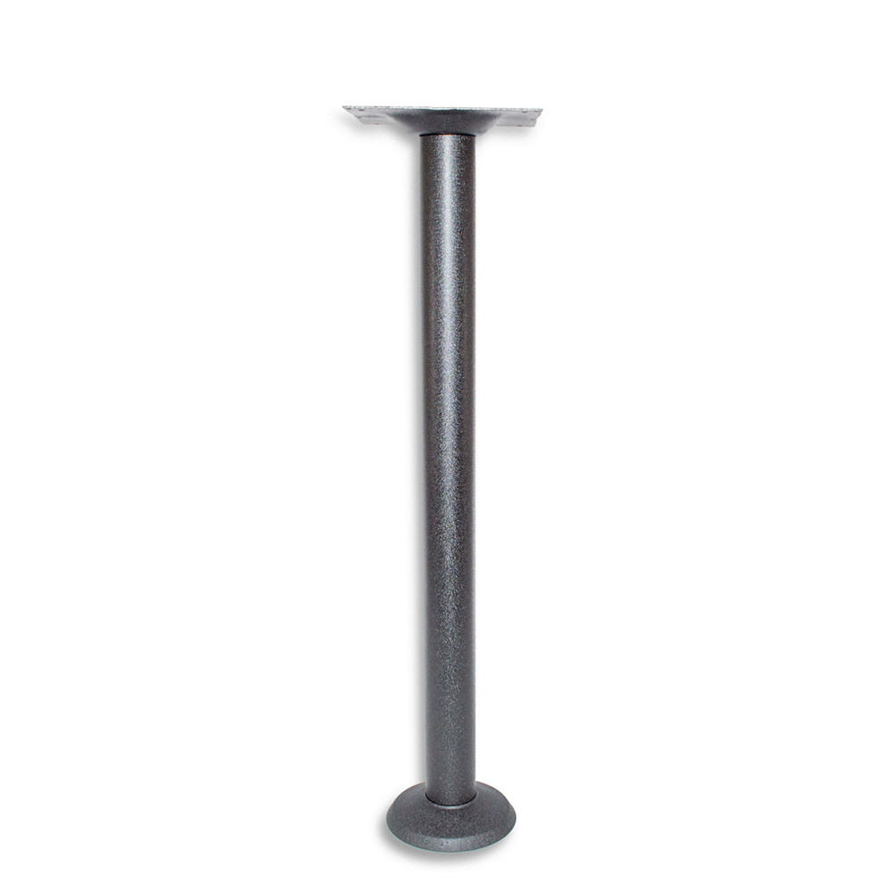 Steel Bolt Down Table Base - Black