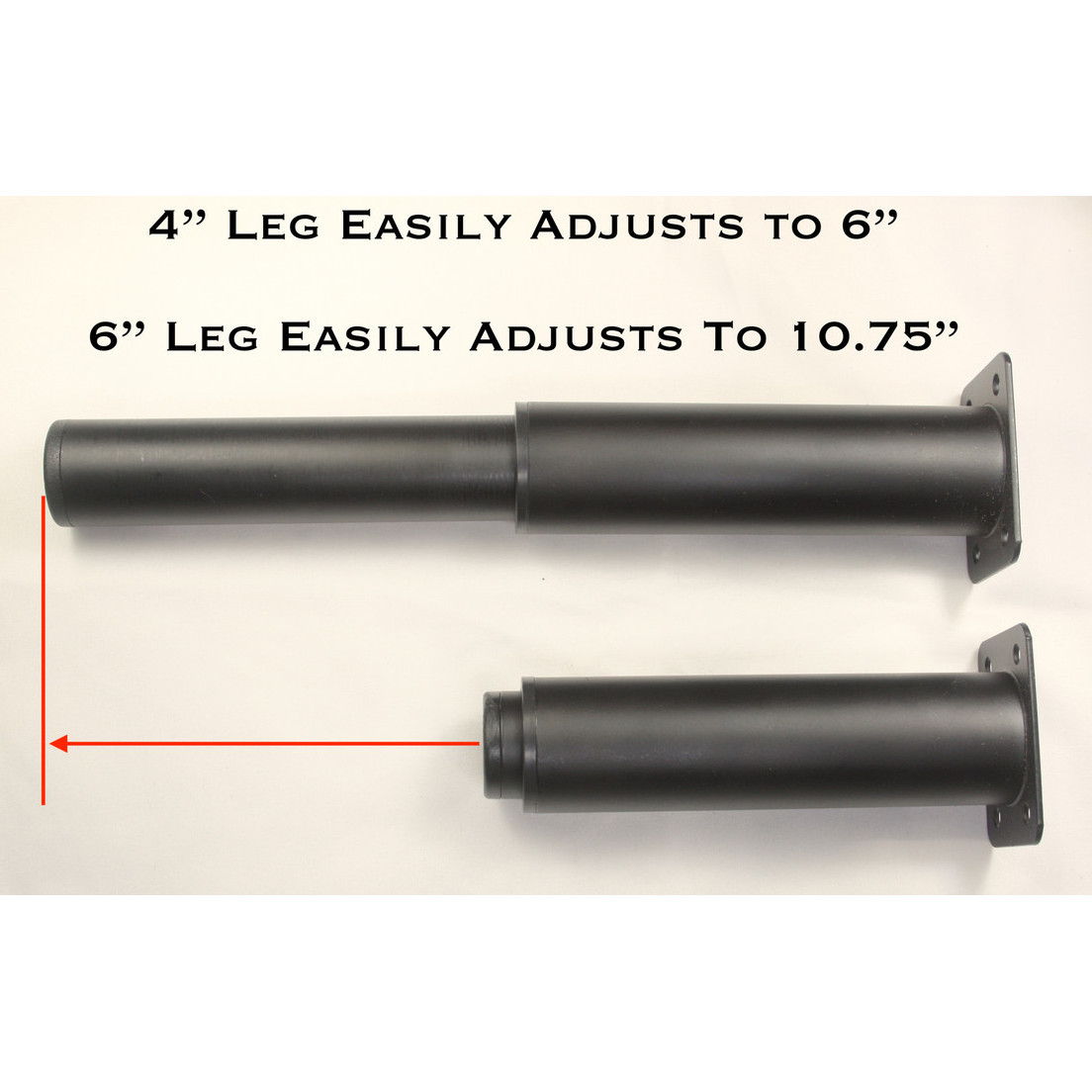 Adjustable Heavy Duty Furniture Legs 775-ADJ TableLegsOnline.com