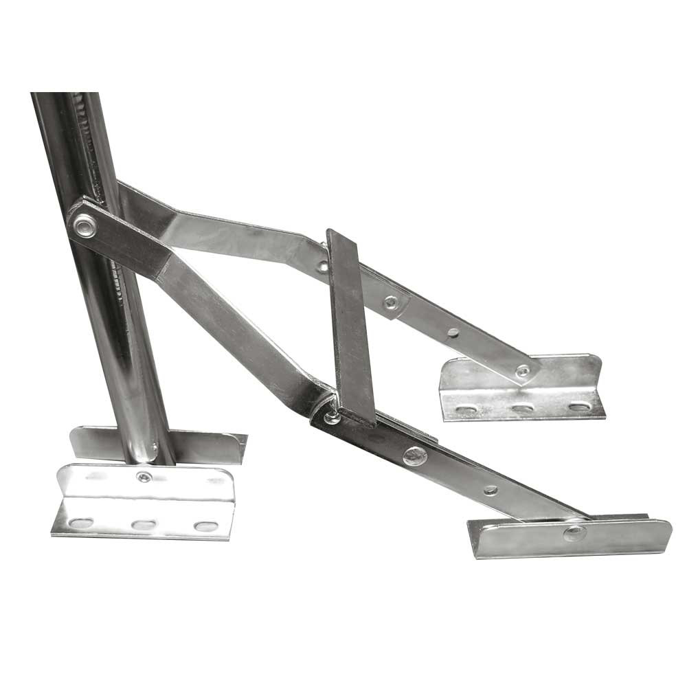 Height Adjustable Single Folding Table Leg - FS29ADJ - TableLegsOnline.com