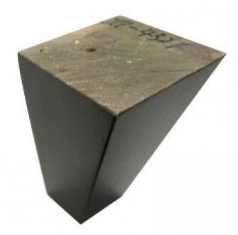 2-1/2" tall Half Triangle Wood Leg K5050