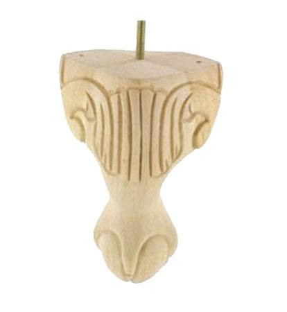2-1/2" tall Half Triangle Wood Leg K5050
