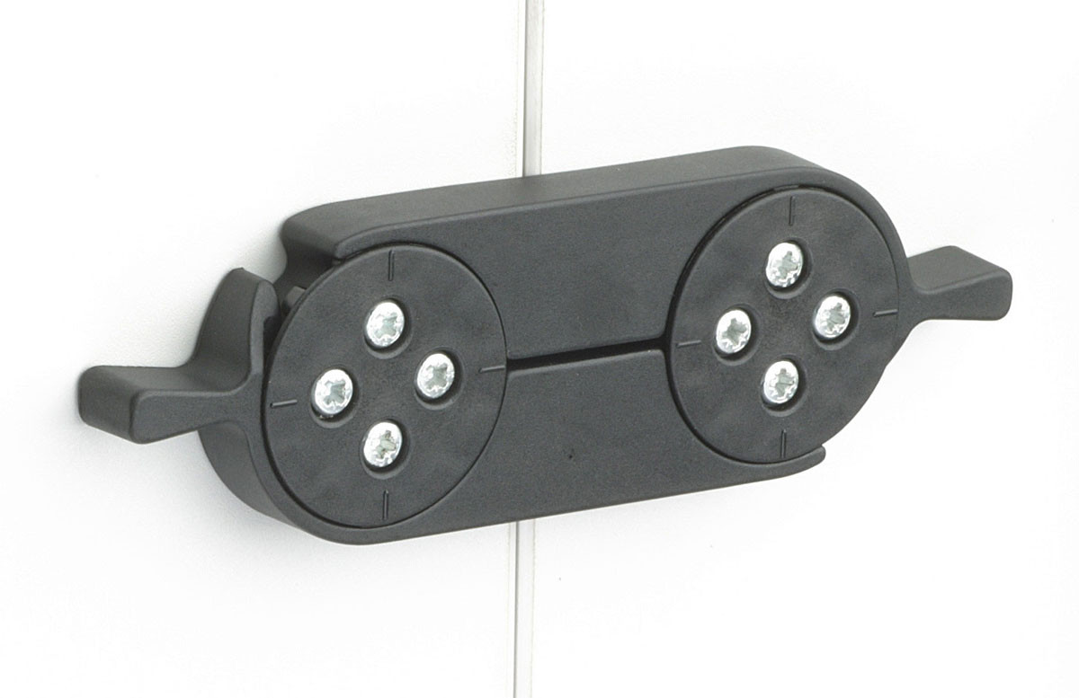 Twist Table Top Connector (Pair) Plastic, Black TWIST-Table-Top-Connector