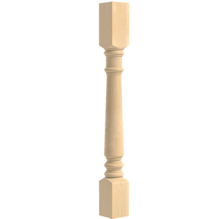34-1/2" Traditional Reeded Table Leg BW150220