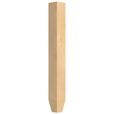35-1/4" x 4" Square Post with Tapered Foot BW624025