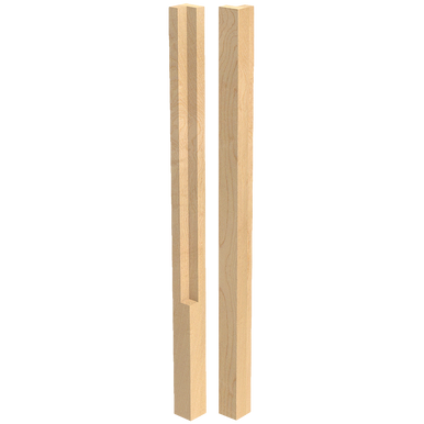 29" x 2" Square Wood Post - Notched BW612010-Notched