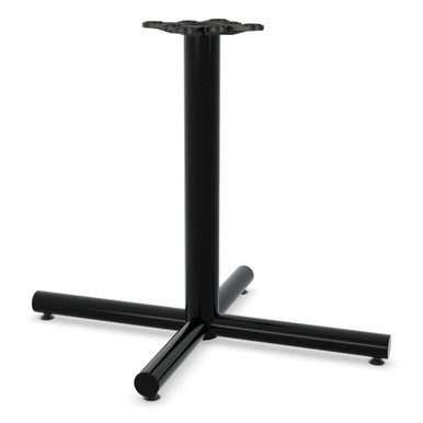 Single Column Rectangular X-Shaped Table Base 8250