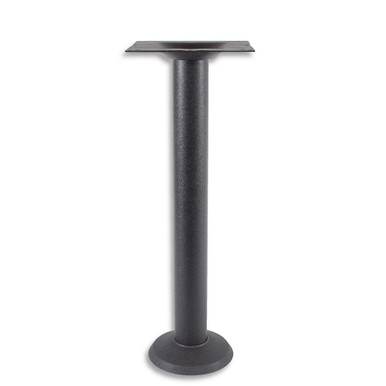 Steel Bolt Down Table Base - Black